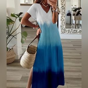 Dresses | Gradient Color Sundress New | Poshmark